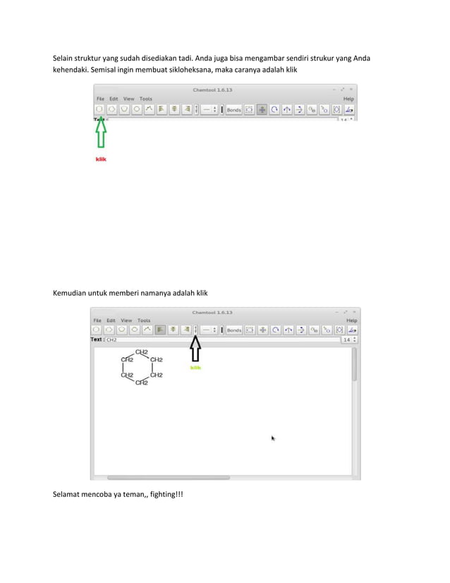 Cara menggunakan aplikasi chemtool | PDF