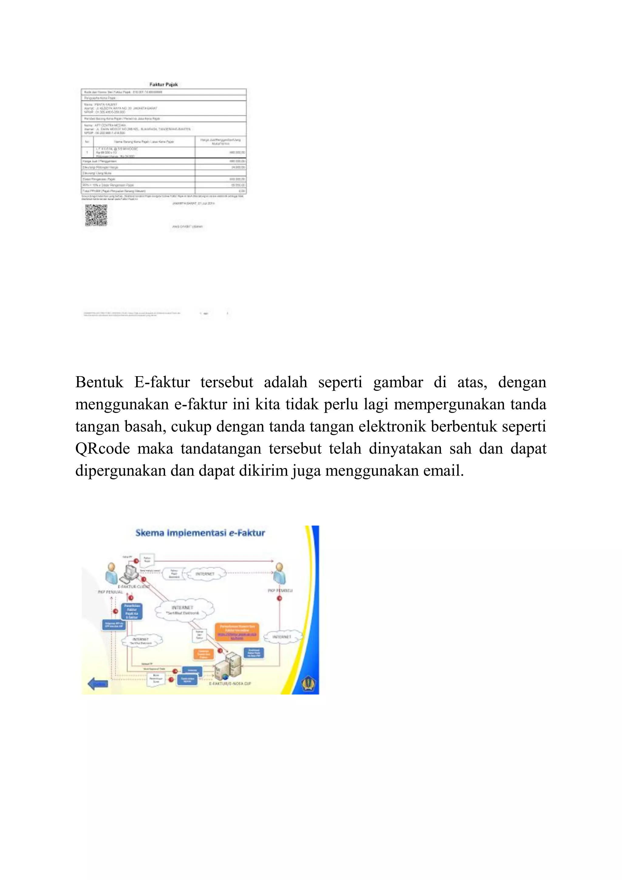 Cara menggunakan e faktur pajak | PDF