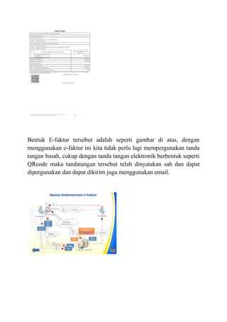 Cara menggunakan e faktur pajak | PDF
