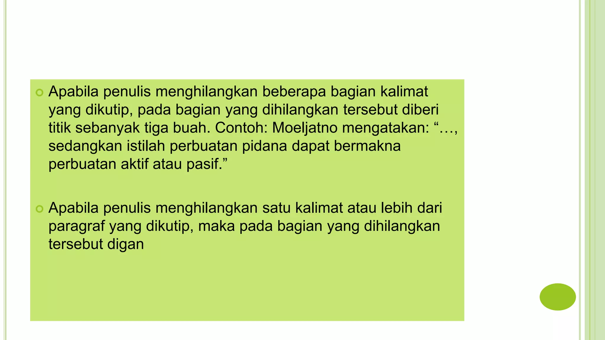 Cara menggunakan kutipan & sampe dapus | PPT