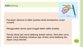 Cara menggunakan kutipan & sampe dapus | PPTX