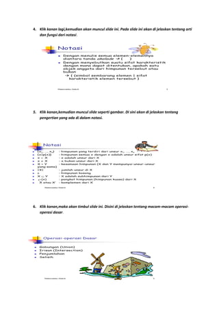 Cara menggunakan ppt yang berjudul himpunan | PDF