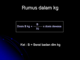 Cara menghitung dosis | PPT
