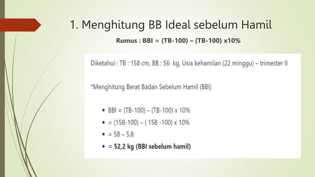 Cara Menghitung Kebutuhan Gizi ibu Hamil.pptx