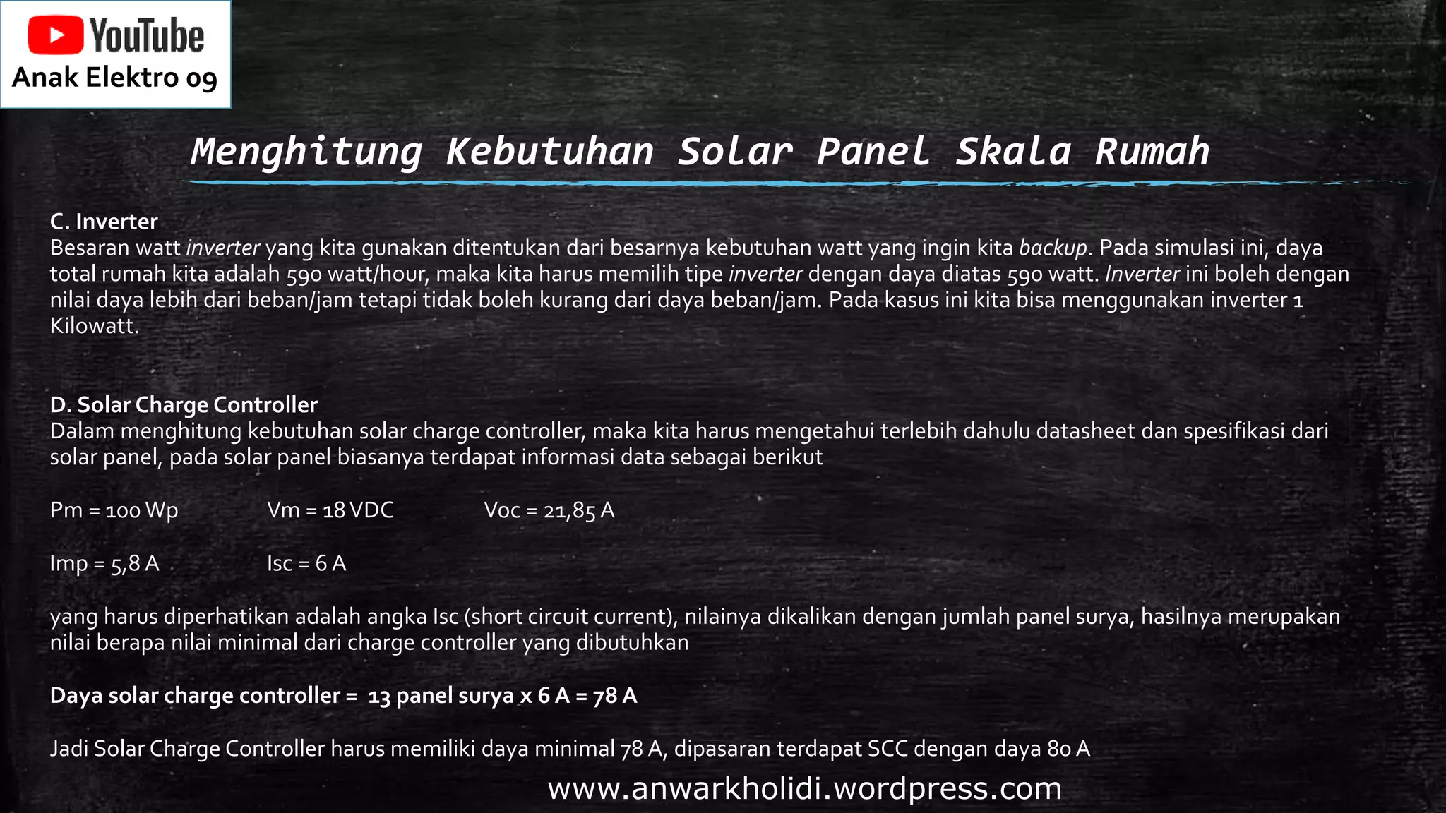 Cara Menghitung Kebutuhan Solar Panel Skala Rumah | PPTX