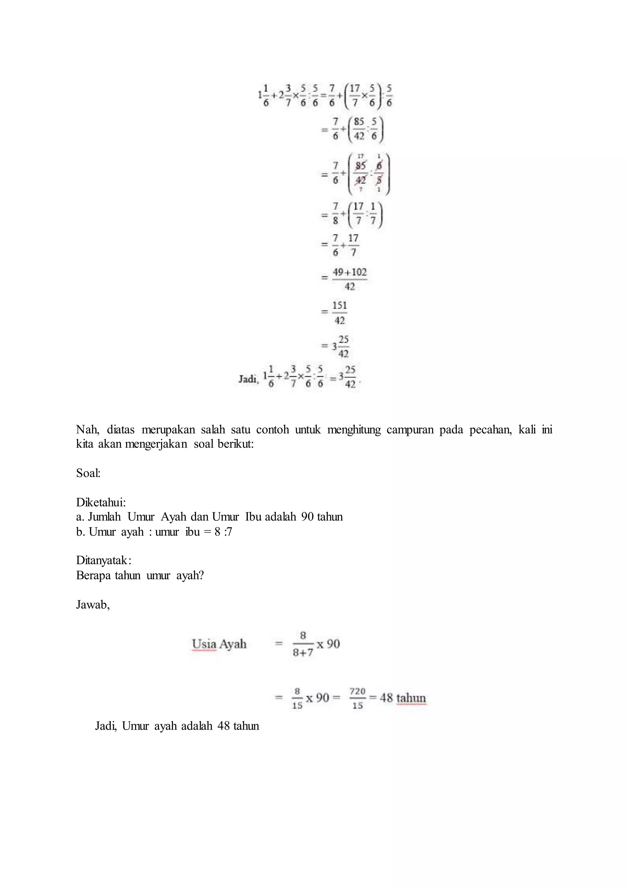 Cara Menghitung Persen | PDF