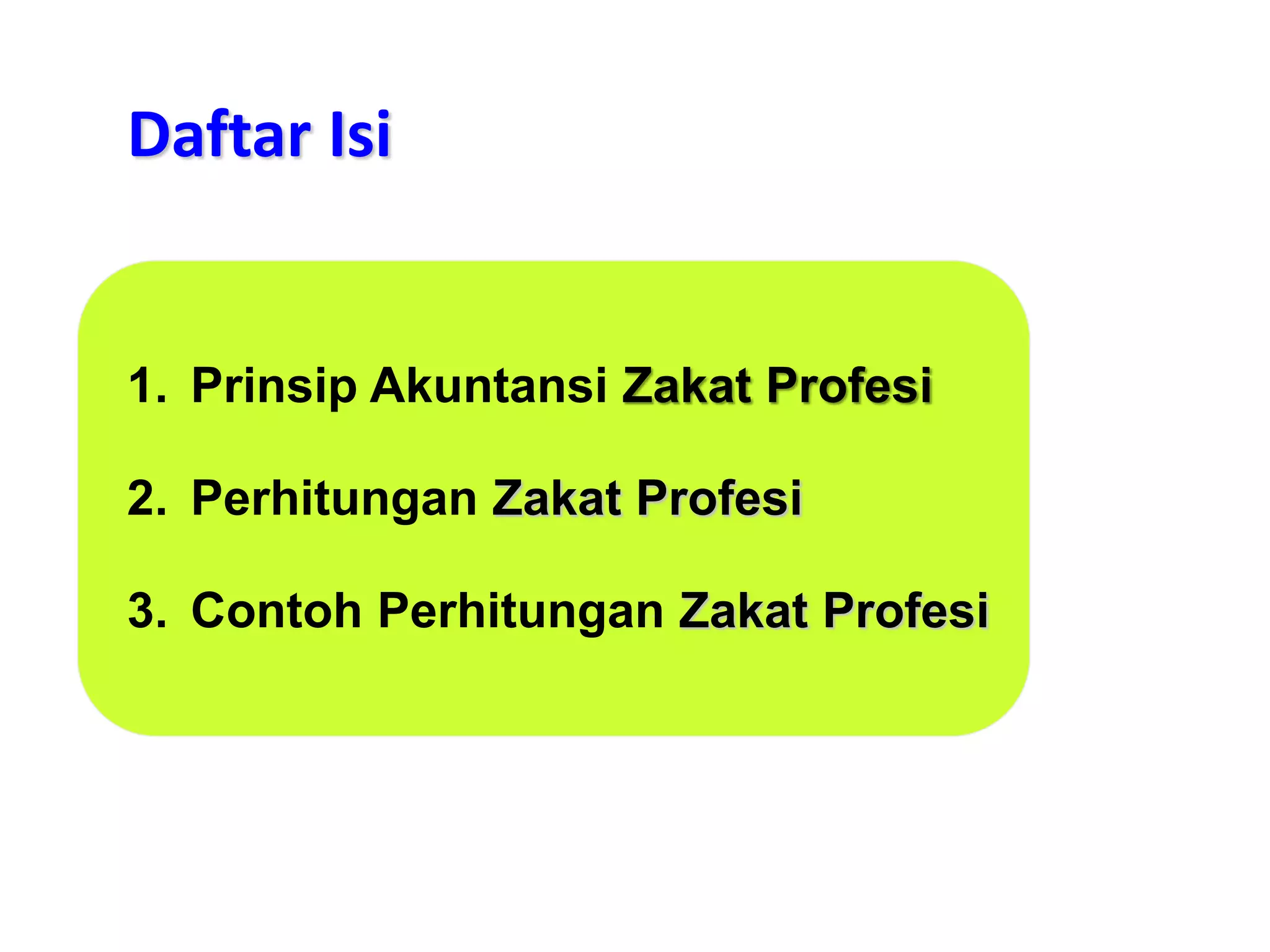 Cara menghitung zakat profesi | PPSX