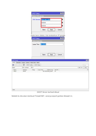 Cara menghubungkan internet di router mikrotik rb941 | DOCX