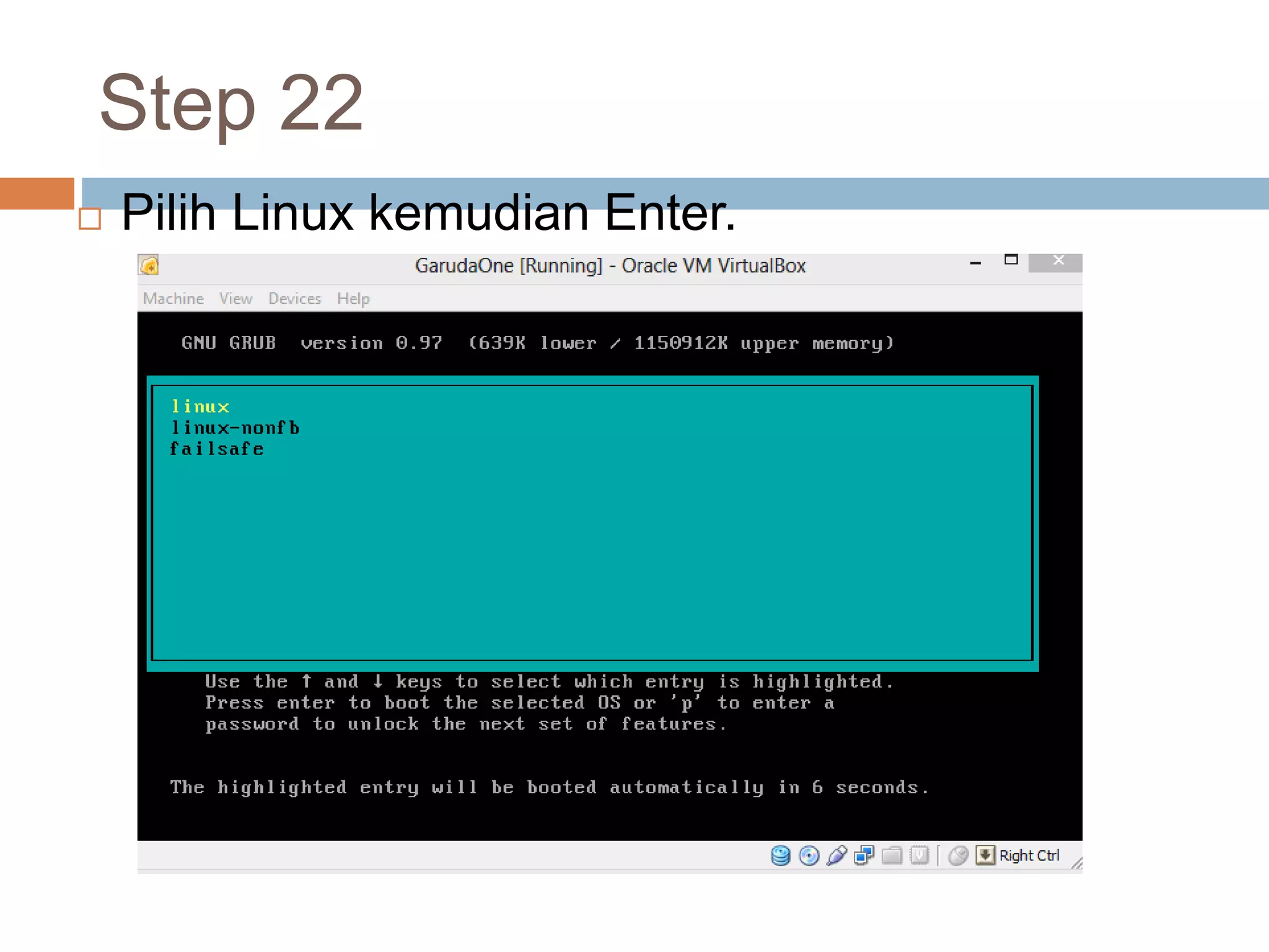 Cara menginstall linux garuda | PPTX