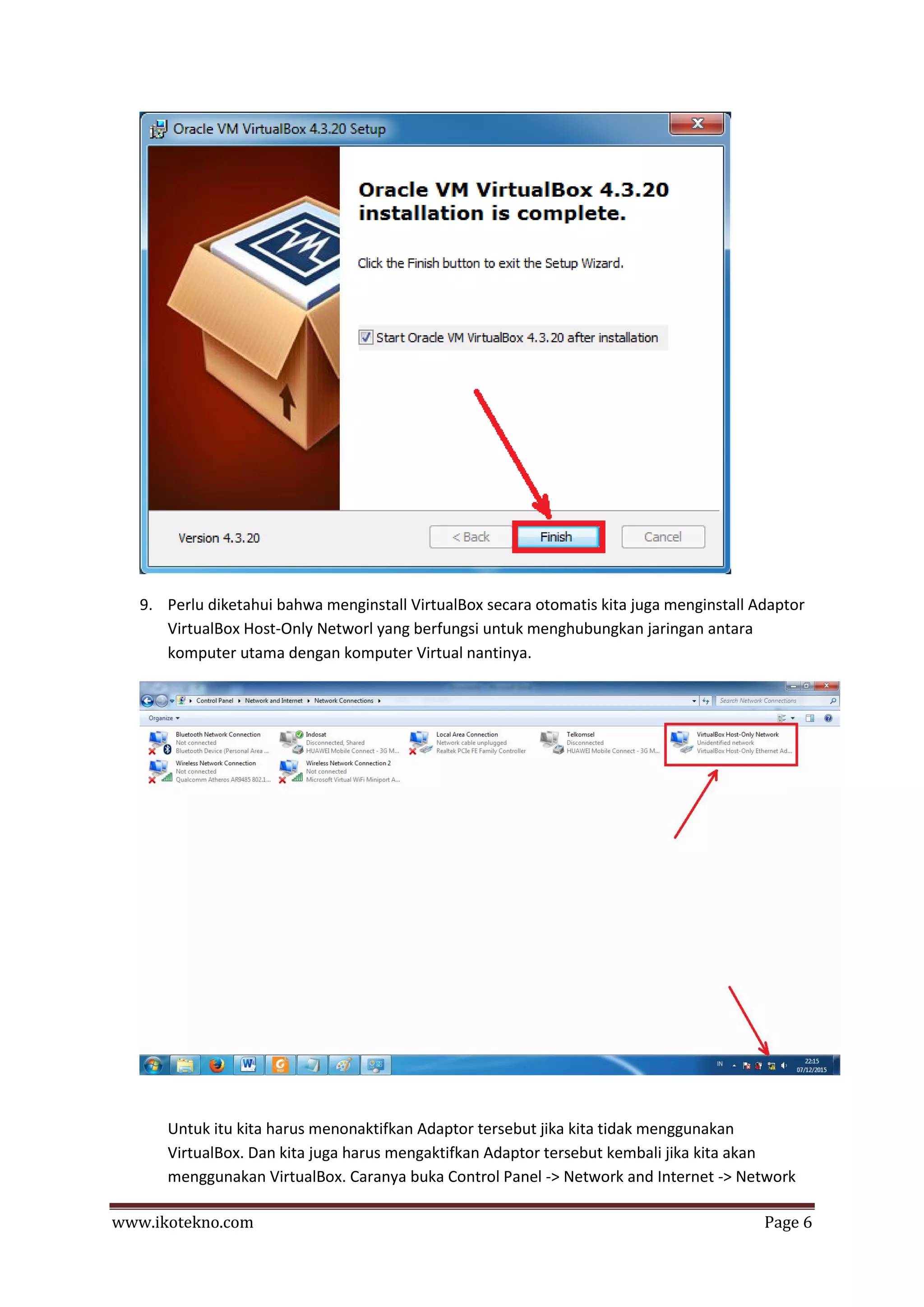 Panduan Cara Menginstall VirtualBox di Windows | PDF