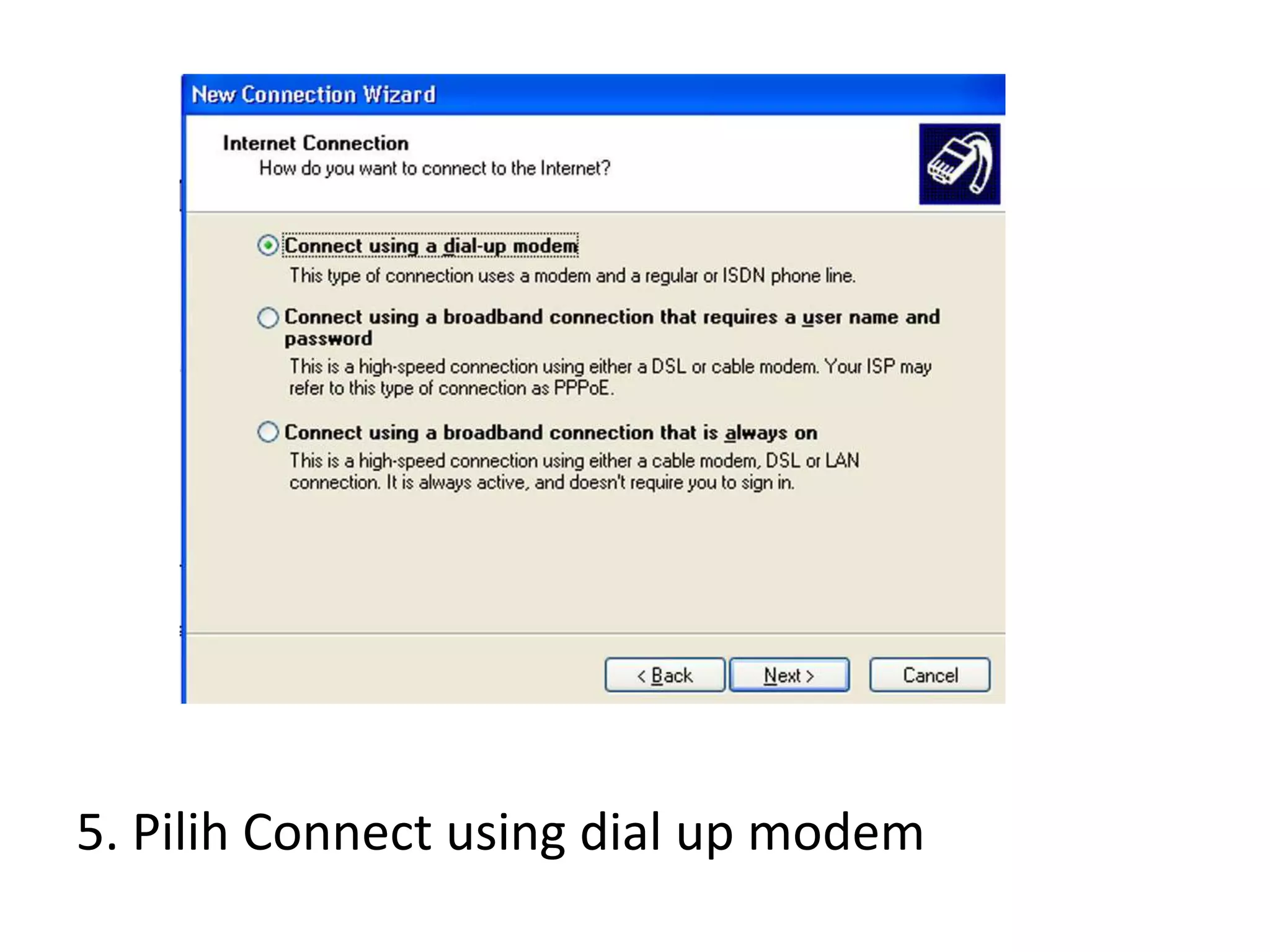 Cara menginstal modem | PPTX