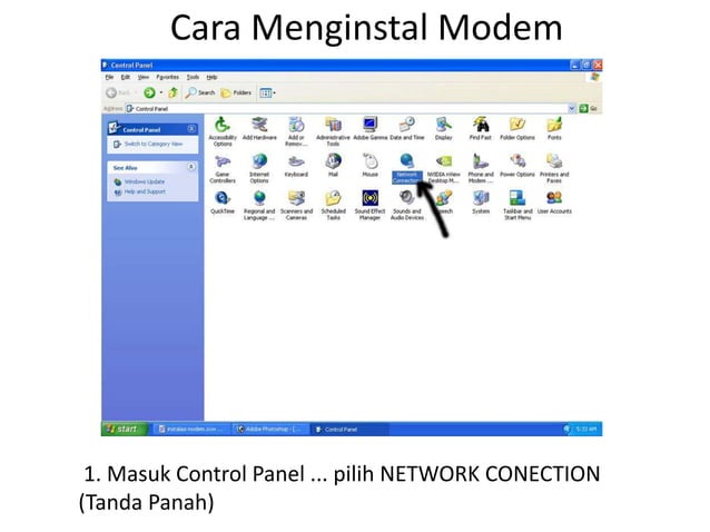 Cara menginstal modem | PPTX