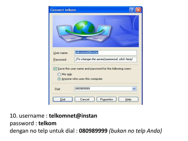 Cara menginstal modem | PPTX