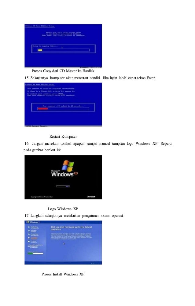 Cara menginstal sistem operasi windows xp Cara menginstal sistem operasi windows xp