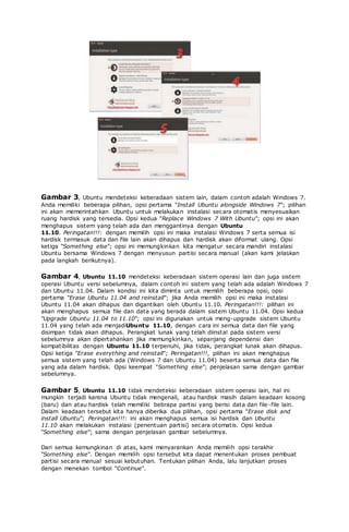 Cara menginstal ubuntu 11 | DOCX