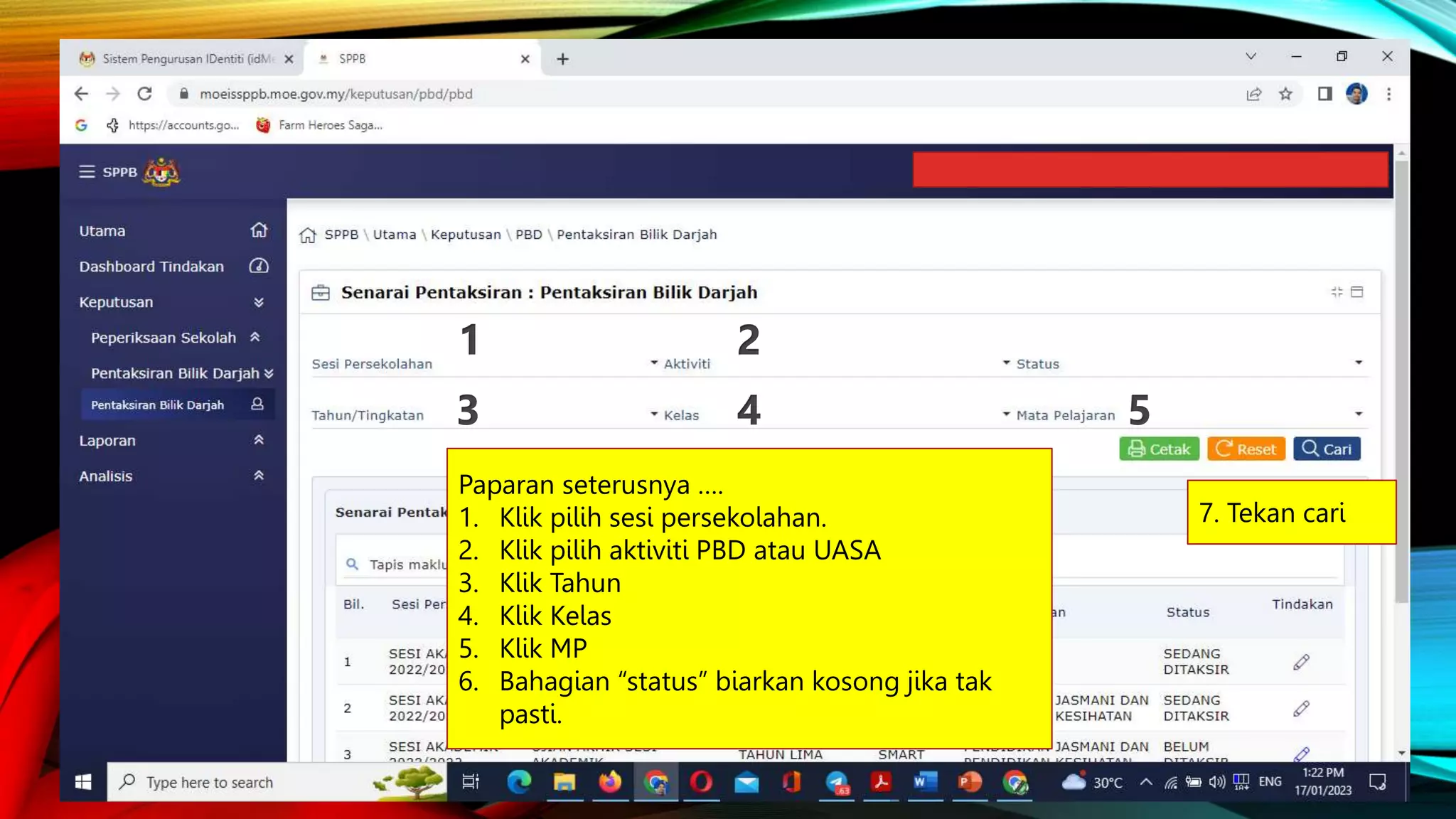 Cara mengisi markah UASA dan PBD di idme.pptx