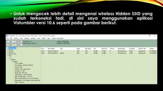 Cara mengkoneksikan wireless ke hidden ssid di windows | PPTX