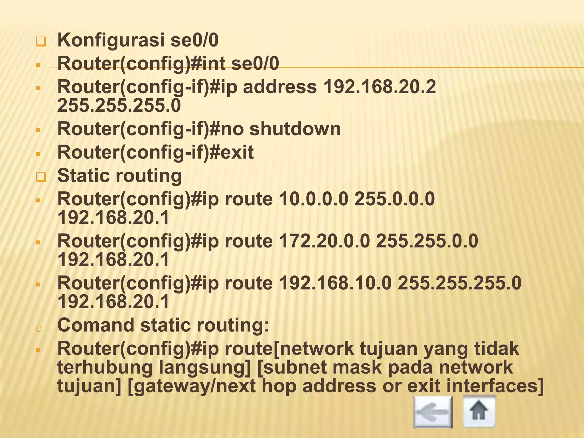 Cara mengkonfigurasi router | PPT Cara mengkonfigurasi router | PPT