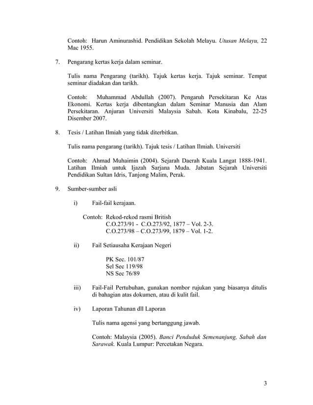 Cara menulis bibliografi