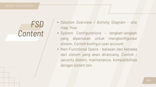 Hal-hal yang perlu diperhatikan dalam pembuatan FSD | PPTX