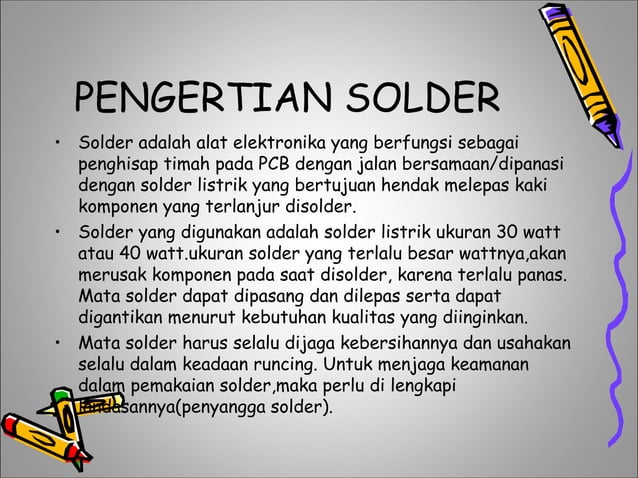 Cara menyolder | PPT