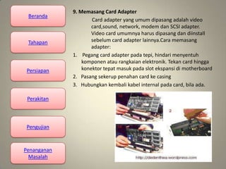 Cara merakit komputer | PPTX