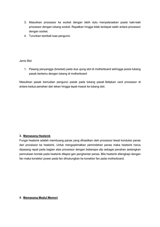 Cara merakit komputer | PDF | Free Download