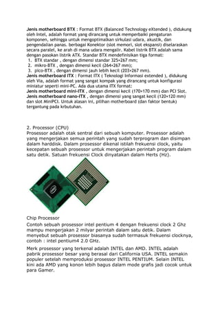 Cara merangkai computer | DOCX