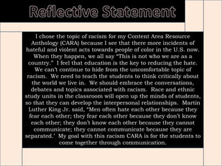 Digital Technology Lesson on Racism | PPTX