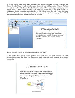 Cara mudah belajar microsoft power point | PDF