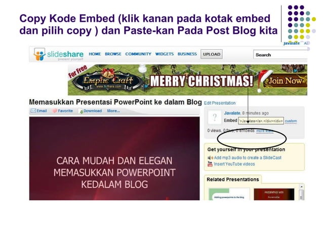 Cara mudah dan elegan posting file ppt di blog kita | PPT