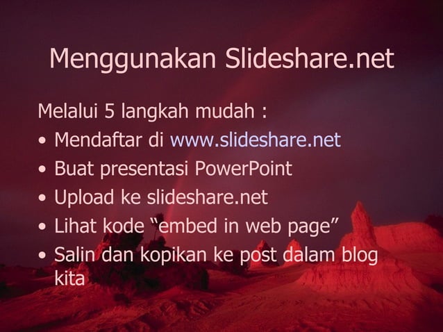 Cara Mudah Dan Elegan Menyisipkan Power Point Ke Dalam Blog | PPT