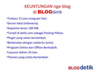 Cara mudah membuat blog di blogdetik | PPT
