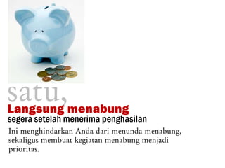 Cara mudah menabung ya | PPTX