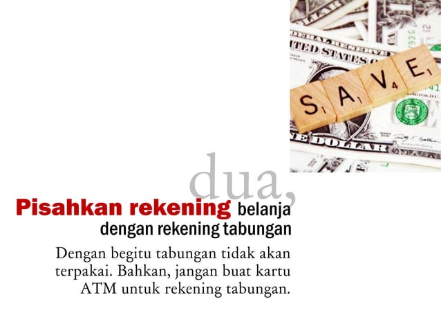 Cara mudah menabung ya | PPT