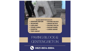 Cara Mudah Menentukan Paving Block yang Tepat untuk Halaman Rumah | PDF