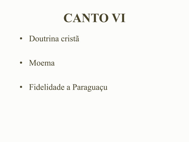 Caramuru: poema épico do descobrimento da Bahia | PPT