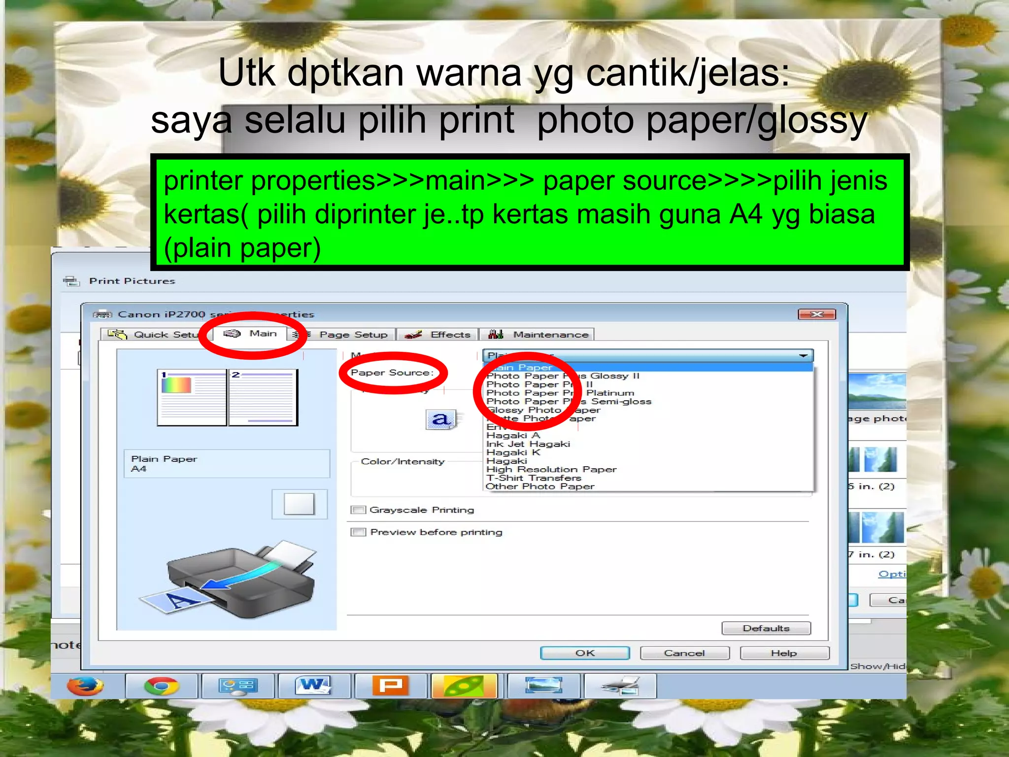 Cara nak print gambar utk jadikan poster1 | PPT
