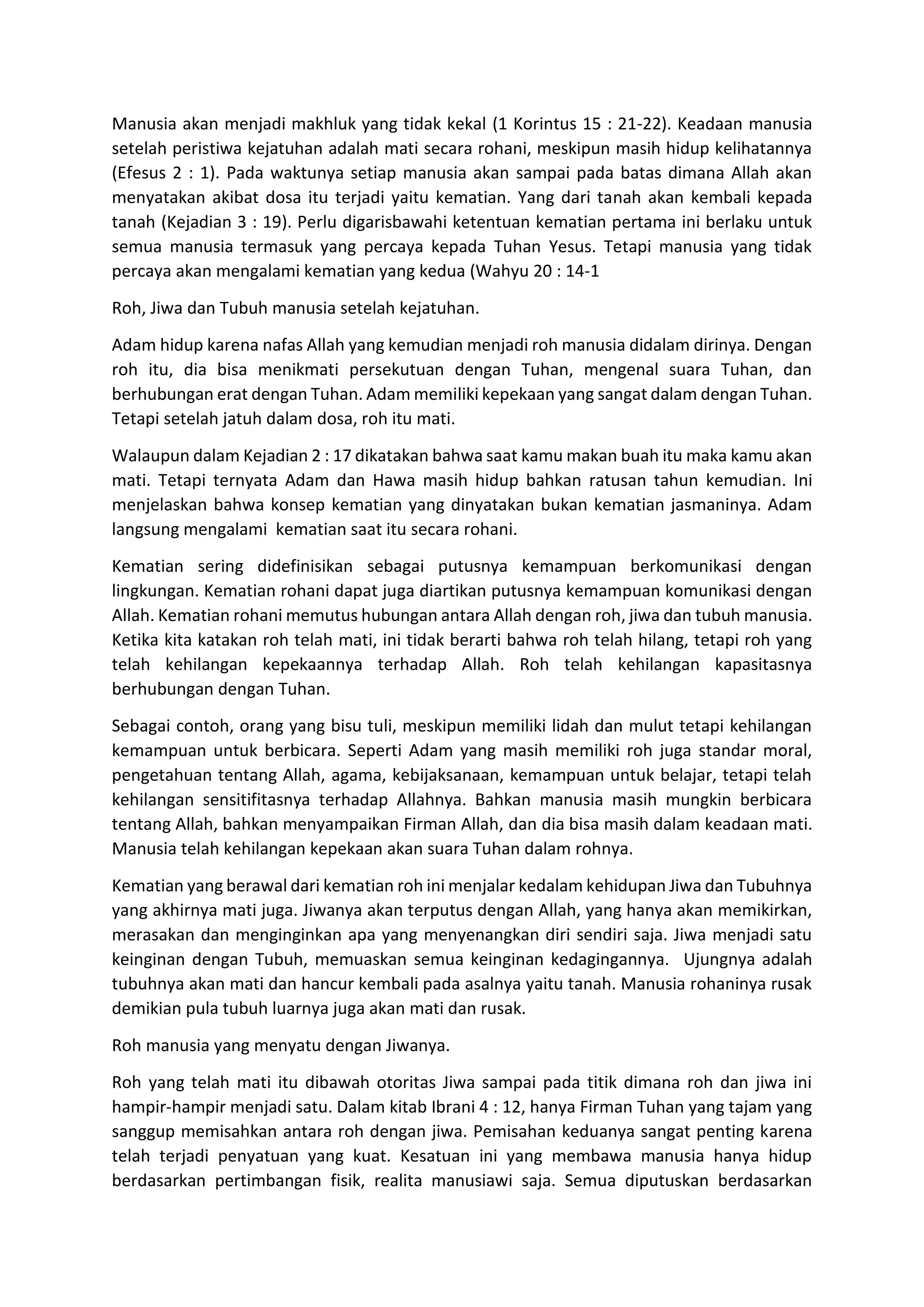 Cara pandang kehidupan Allah (World View) | PDF