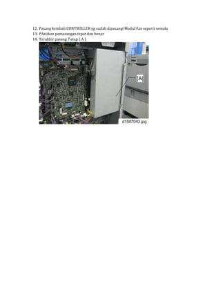 Cara pasang modul fax di mesin mp2501 | PDF