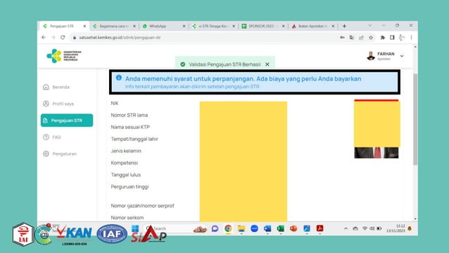 Cara Pembaharuan Surat Tanda Registrasi Apoteker tahun 2024.pdf | Free Download