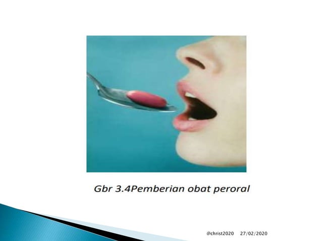 Cara pemberian obat yang benar | PPTX