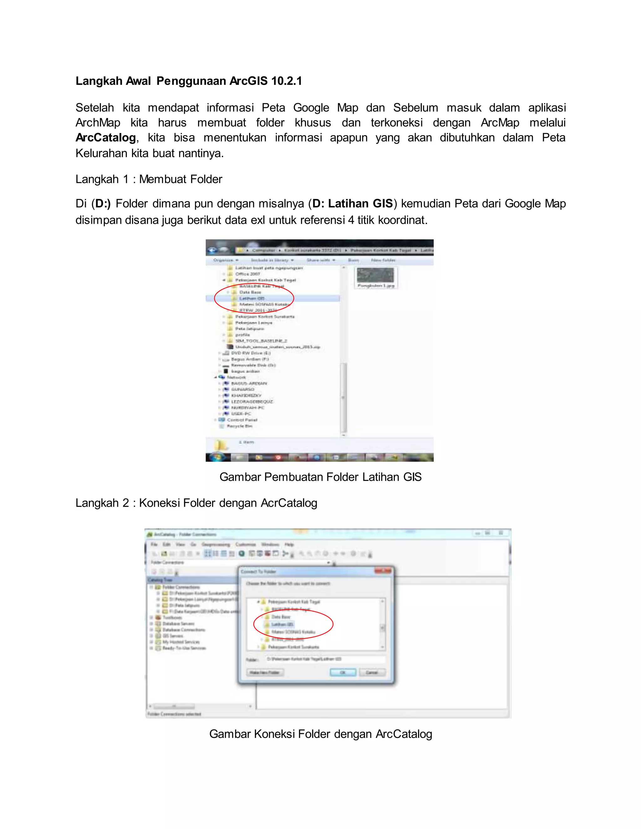 Cara pembuatan peta gis secara sederhana | DOCX
