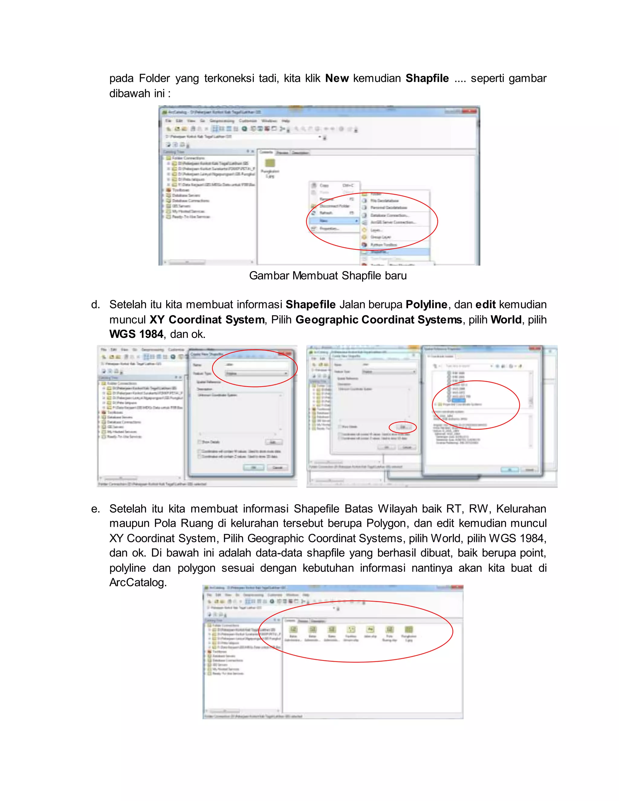 Cara pembuatan peta gis secara sederhana | DOCX