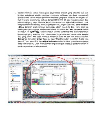 Cara pembuatan peta gis secara sederhana | DOCX