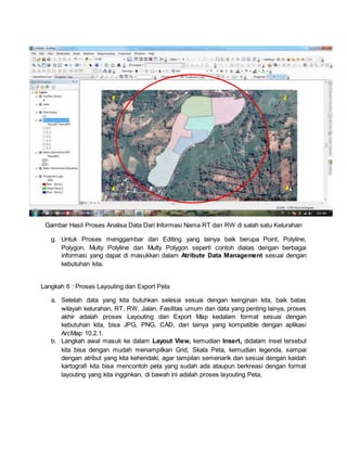 Cara pembuatan peta gis secara sederhana | DOCX