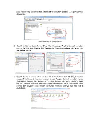 Cara pembuatan peta gis secara sederhana | DOCX