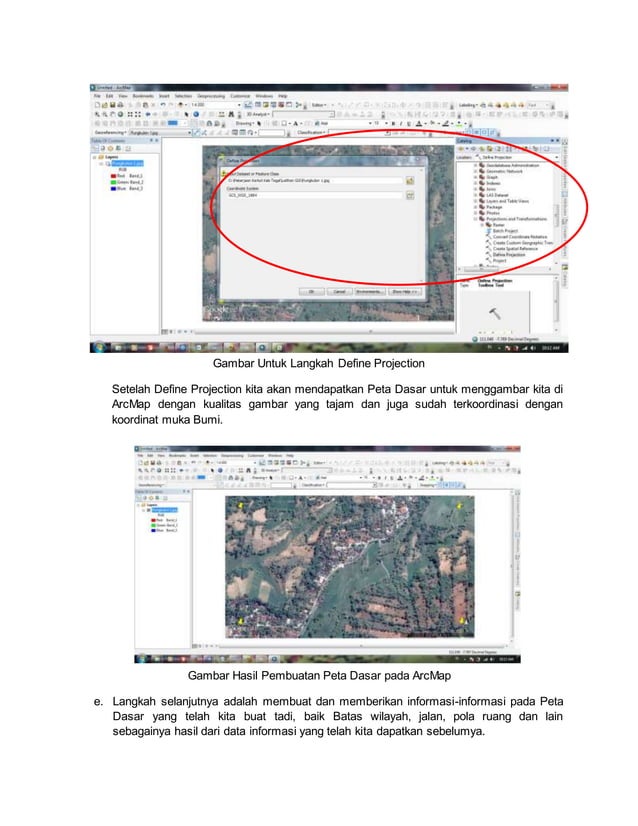 Cara pembuatan peta gis secara sederhana | DOCX