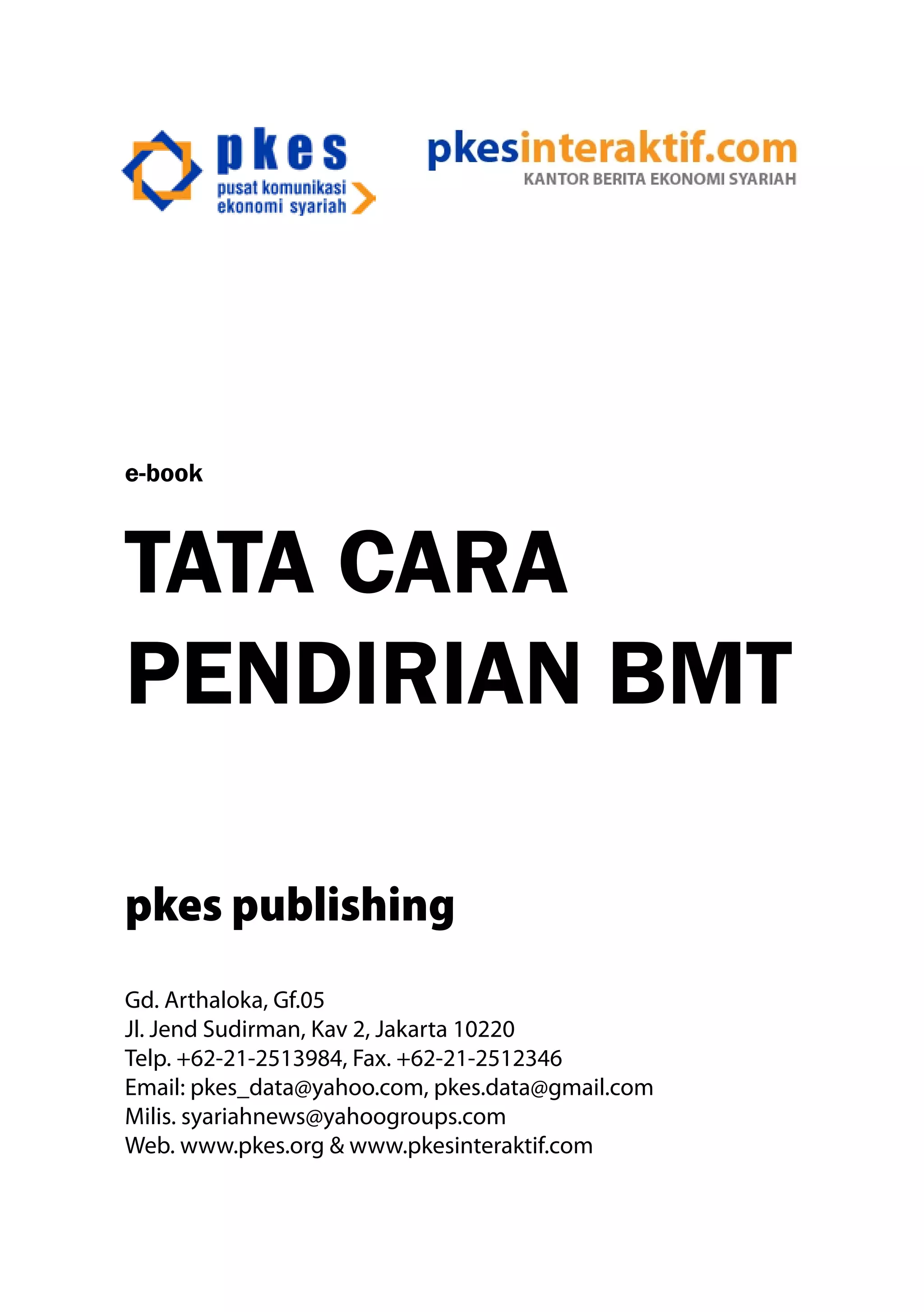 Cara pendirian bmt | PDF