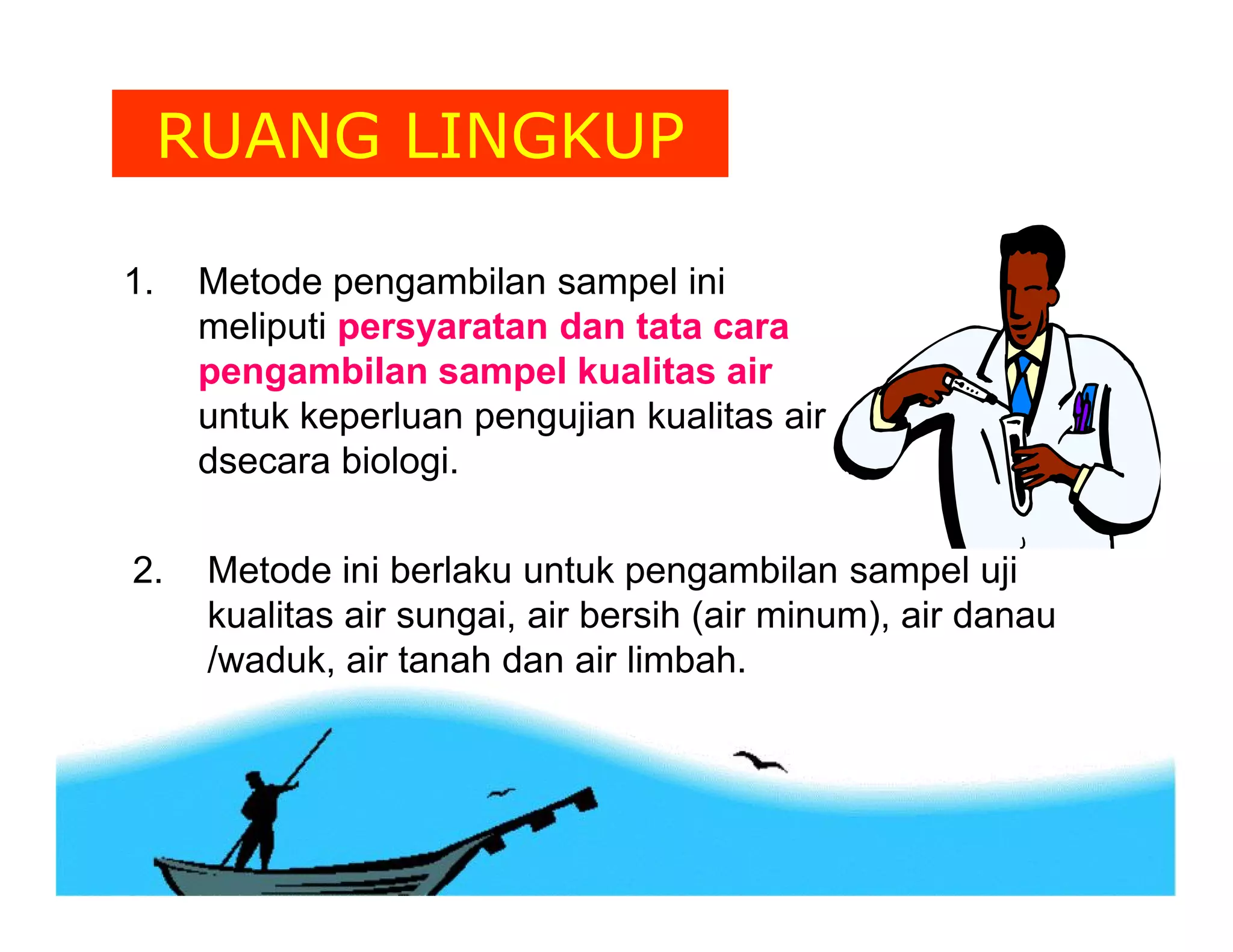 Cara Pengambilan Sampel Sampling Air | PDF